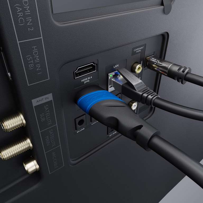 Lot de 2 Câbles HDMI KabelDirekt - 8K / 4K, 2x 2m – Dealabs.com