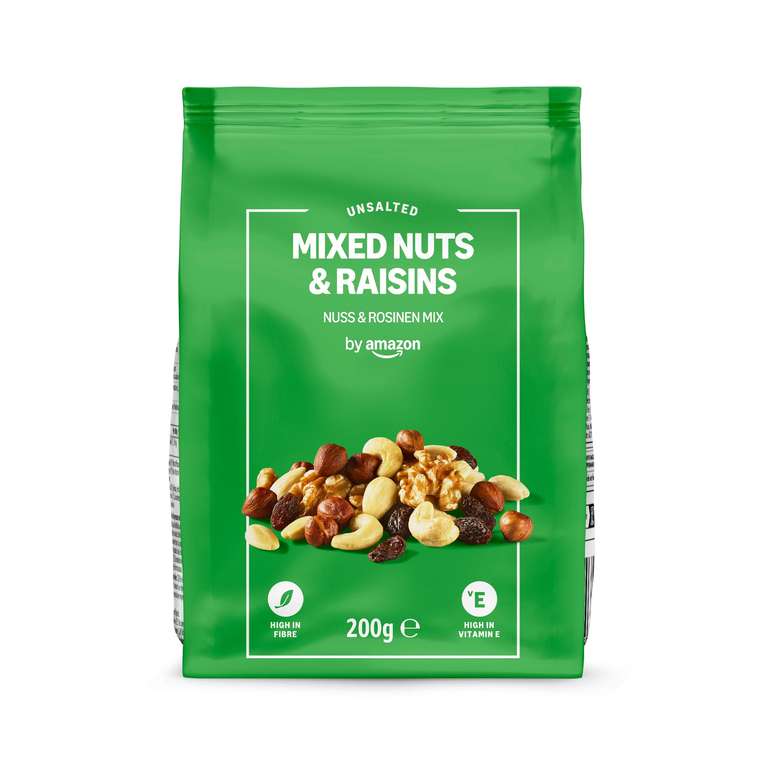 [Prime] Lot de 7 Paquets de Mélange de Fruits à coque et Raisins secs ...
