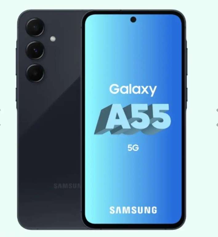 Samsung Galaxy A55 5G+ 256Go à 299€ chez Orange | Dealabs