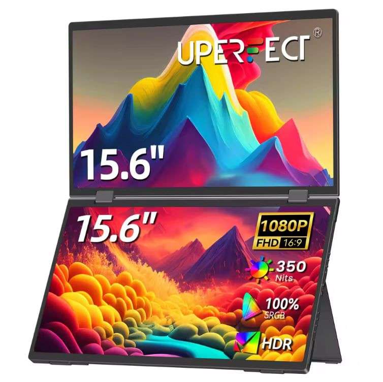 Moniteur Pliant 15,6 UPERFECT Delta – double écran portables, FHD ...