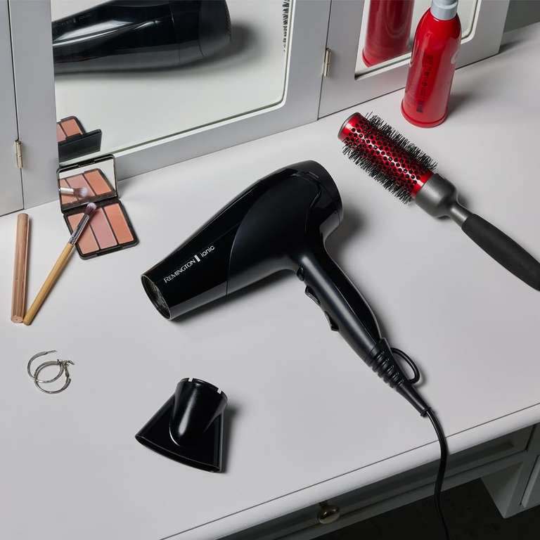 Sèche-cheveux Remington D3198 Ionique 2200W – rapide et sans frisottis ...