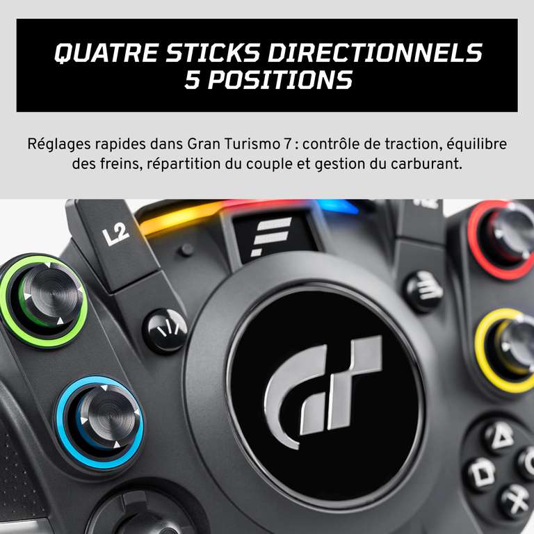 Volant de Course Fanatec Gran Turismo DD Pro PlayStation Sim sous ...