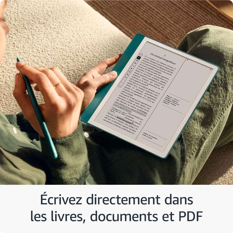 Prime Liseuse Kindle Scribe 32 Go Gris avec Stylet, à 269,99€ at Amazon ...