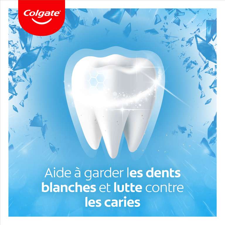 Lot de 6 tubes de Colgate Max Fresh - Cristaux Fraîcheur Dentifrice ...
