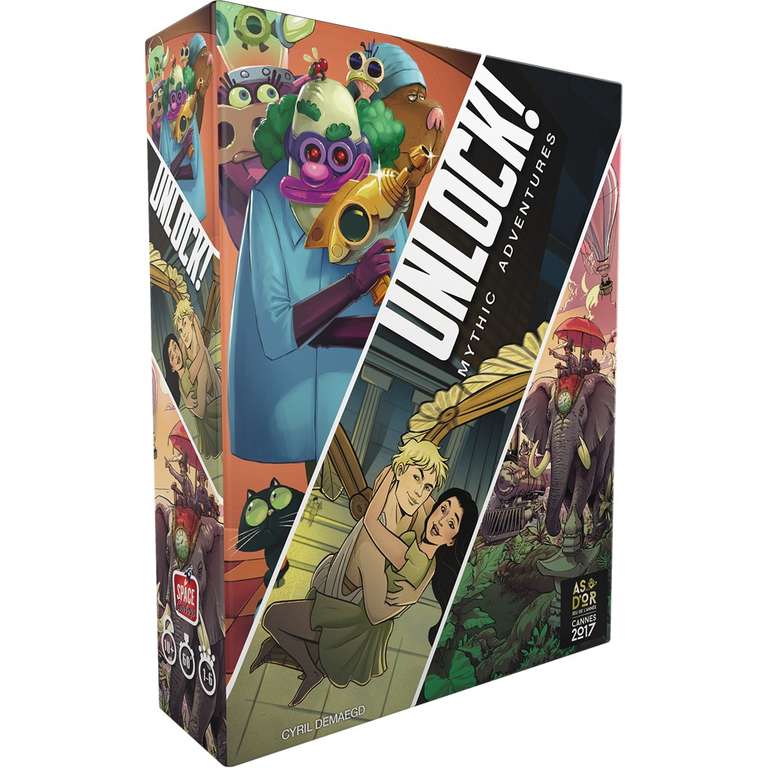 Jeu de Société Unlock! Mythic adventures – Dealabs.com