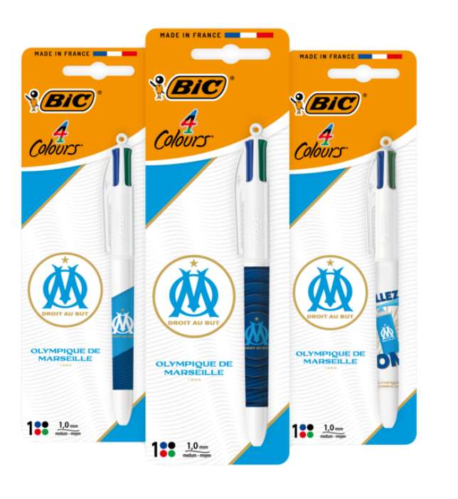 1 Stylo BIC 4 couleurs PSG ou OM – Carrefour, 2,95 € at Carrefour | Dealabs