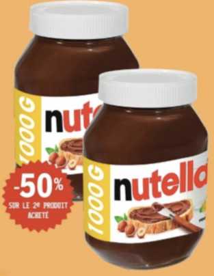 Bons plans Nutella : promotions en ligne et en magasin » Dealabs