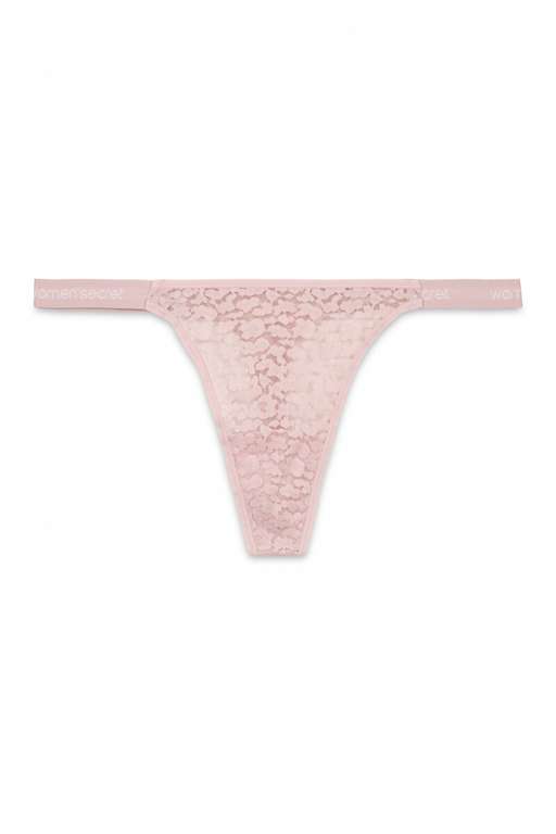 String en Dentelle Imprimé Animal - 5,99 € chez Women'secret | Dealabs