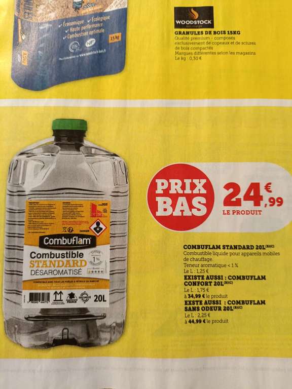 Chauffage à Pétrole Combuflam à 24,99€ chez Magasins U | Dealabs