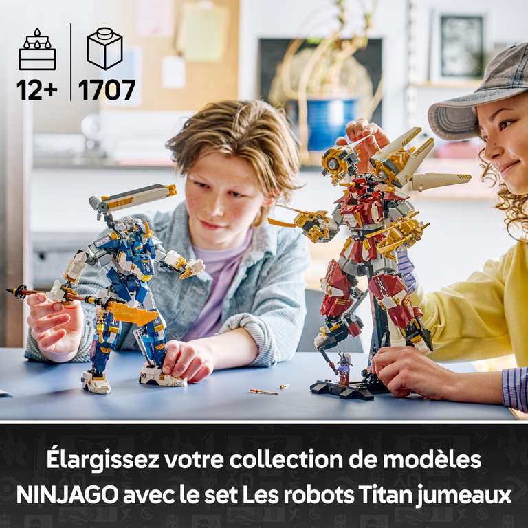 Jouet Lego Ninjago: Robots Titan jumeaux 71870 – à 28,63€ en Tickets E ...