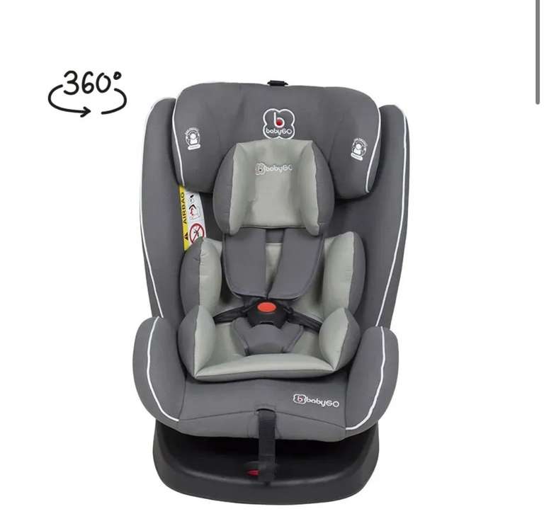 Siège auto 360° Isofix Nova Gr.0+/1/2/3 Noir ou Gris à 129,95€ chez ...
