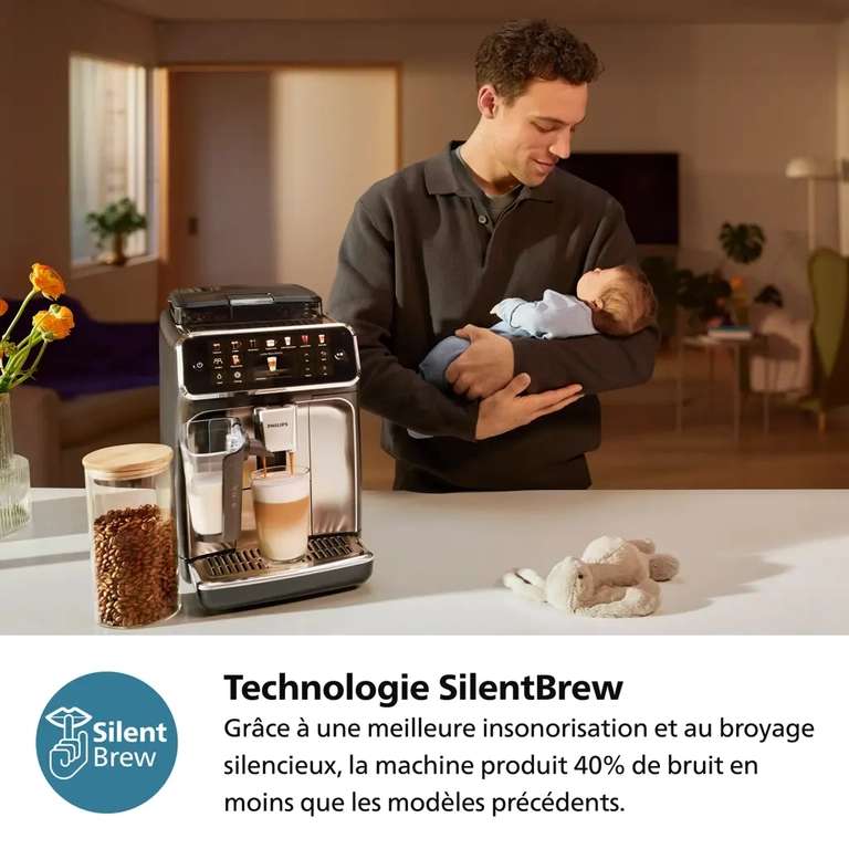 Machine à café Philips Série 5500 Expresso SilentBrew – à 468,99€ at ...