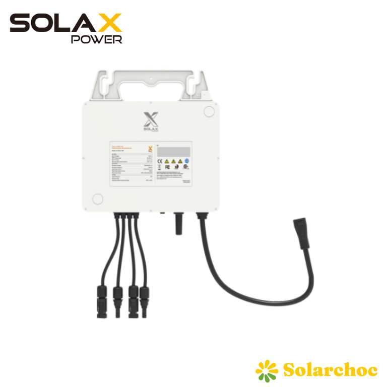 Kit Solaire Plug and Play 1000W Solarchoc – 2x500W + onduleur Solax ...