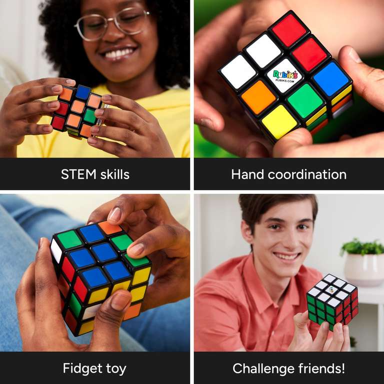 Rubik's Cube 3x3 Original - Jeu Casse-Tête rapide, fiable • à Amazon ...