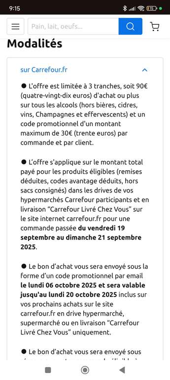 3 Bouteilles de Ricard 1L à 22,09€ - Super offre à Carrefour | Dealabs