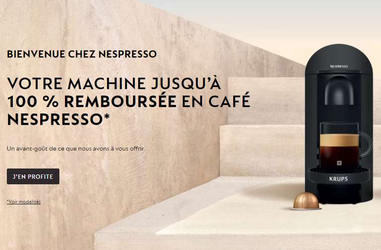 Offres de Remboursement Nespresso à l'achat de Capsules de Café | Dealabs