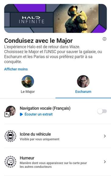 Thème Waze Halo à 0,00 € - Naviguez avec style ! | Dealabs