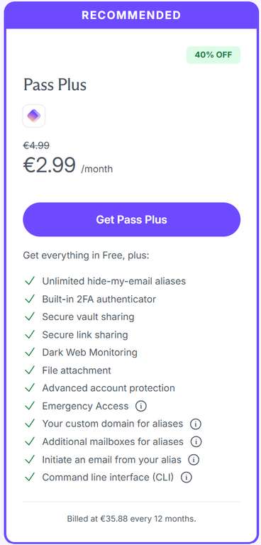 Proton Mail Plus et Plus: -40% Printemps à 2,99€/mois at Proton - Dealabs