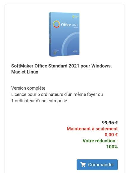 Licence SoftMaker Office Standard 2021 gratuite pour Windows, Mac et ...