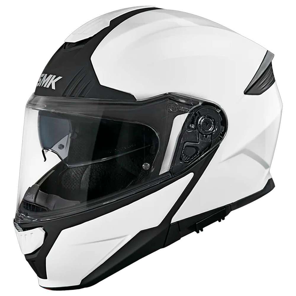 Casque modulable SMK Gullwing blanc/noir, XS à 4XL à Outlet Moto - 79 ...