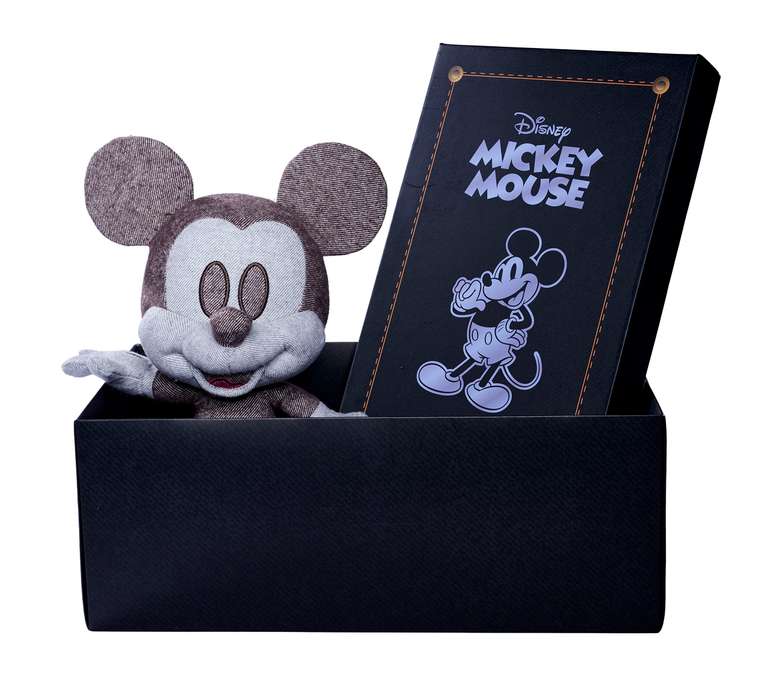 Figurine peluche Mickey Mouse Denim 35 cm, édition Simba - at Amazon ...
