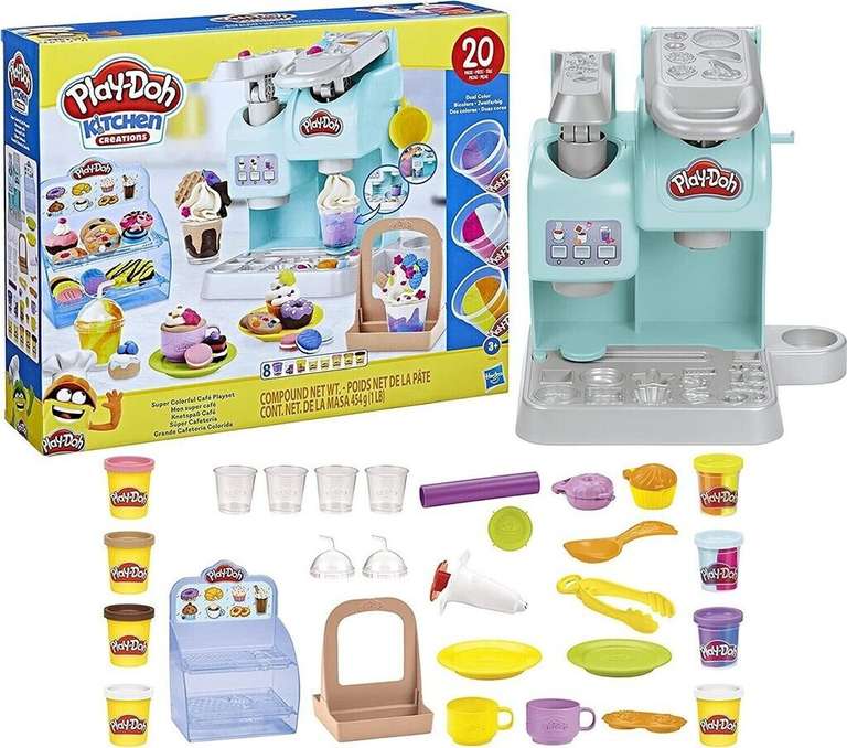 Set Pâte à modeler Play-Doh Mon super café – spécial Carrefour at 20,93 ...