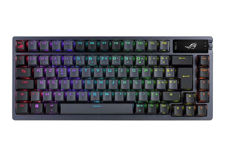 Clavier Gaming sans Fil Asus Rog Azoth - USB, Bluetooth, RF 2,4 GHz ...