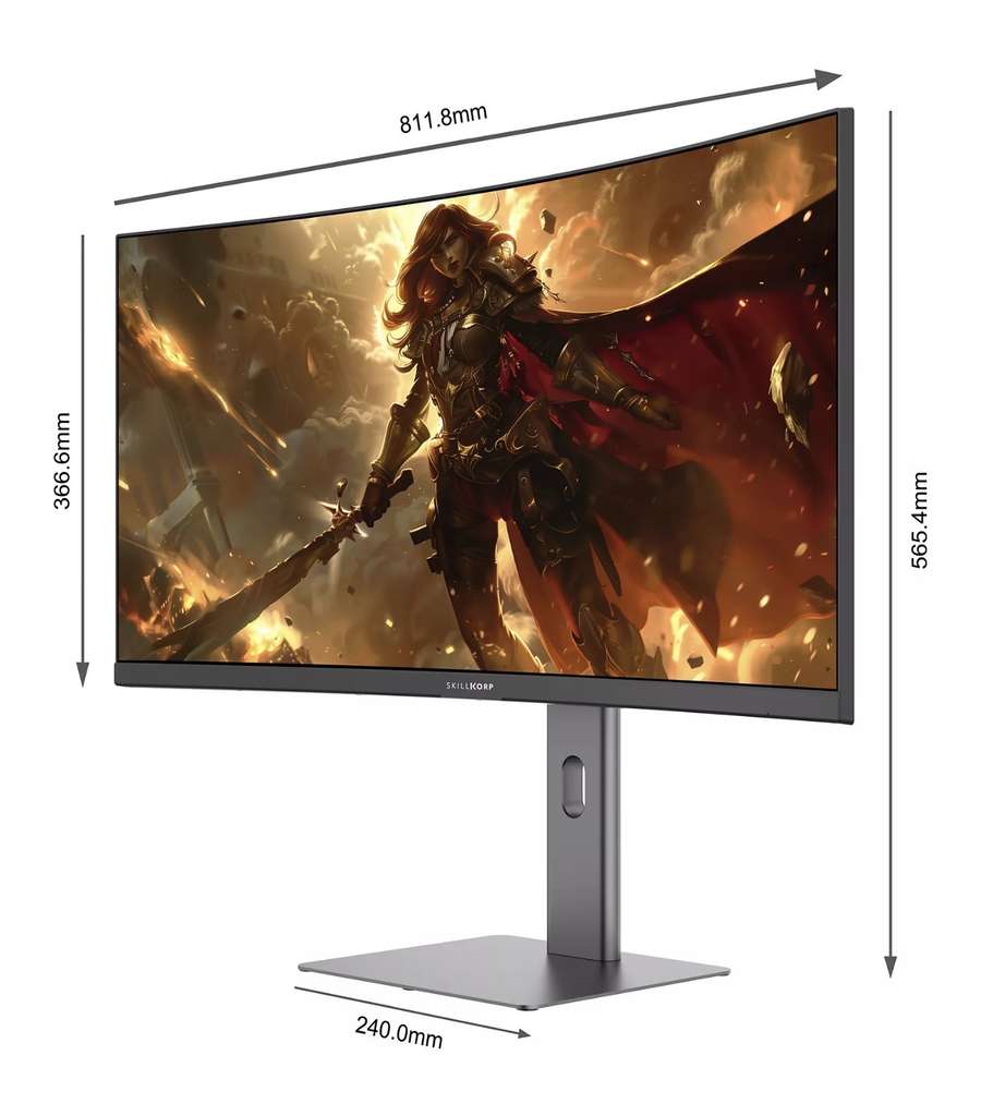 Ecran PC 34 Skillkorp M34 Progress - UWQHD, 180 Hz à 249,99 € | Dealabs