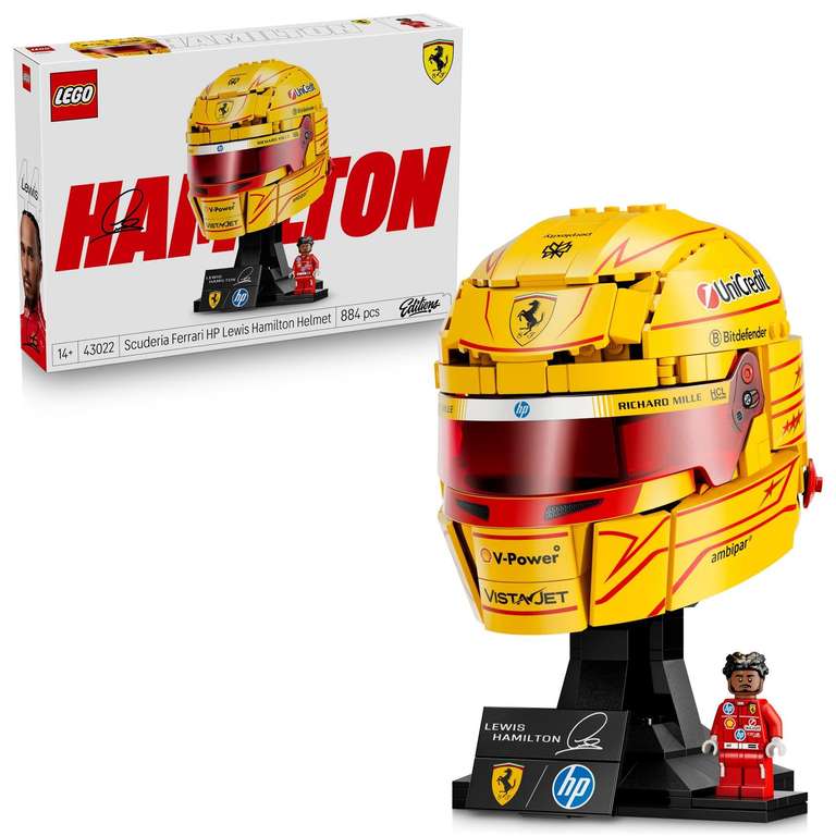 LEGO Editions Formula 1 43022 - Scuderia Ferrari HP Casque de Lewis ...
