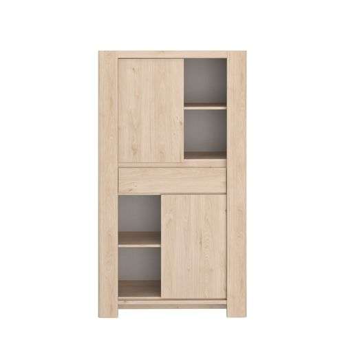 Buffet haut 2 portes PORTLAND H.161 cm – imitation chêne à 99,99€ at ...