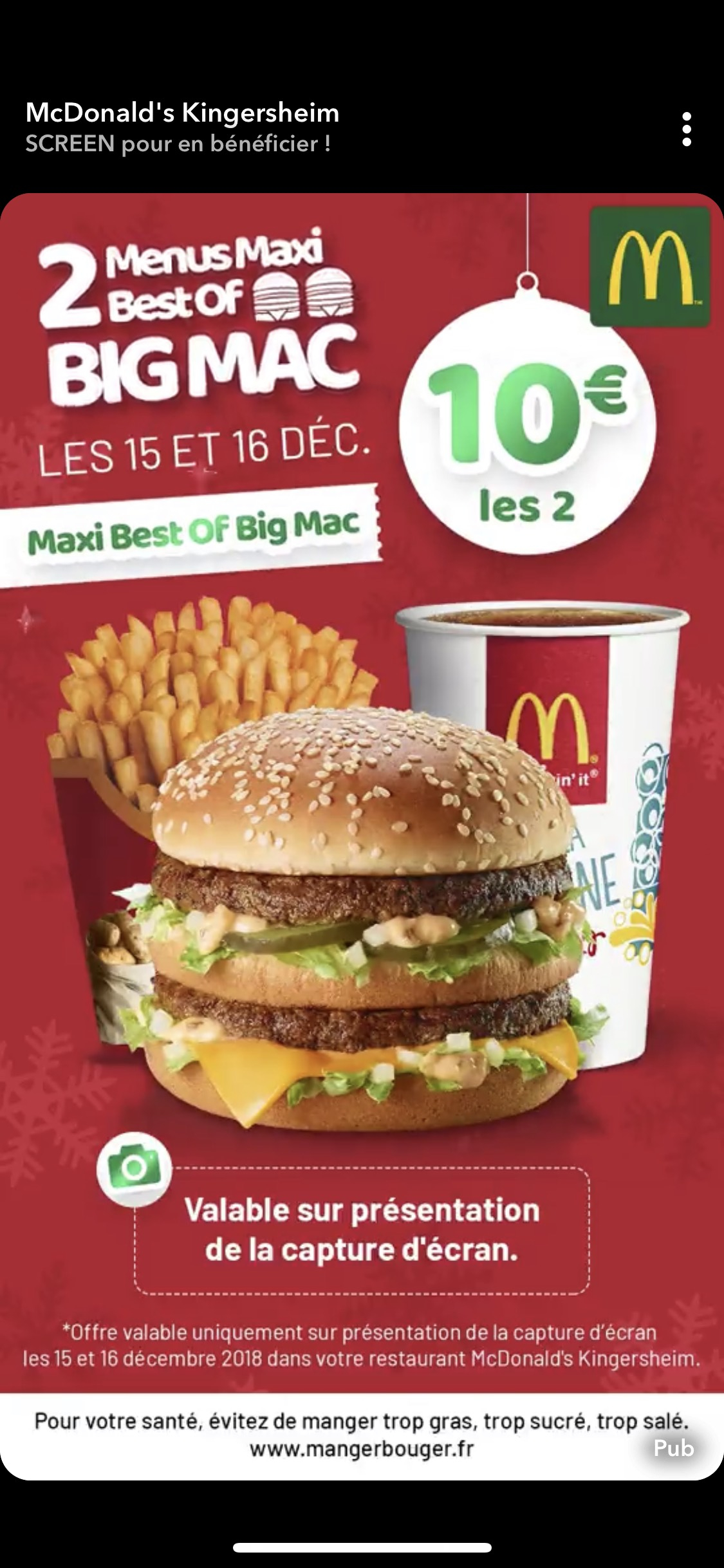 Menu Maxi Best Of Big Mac
